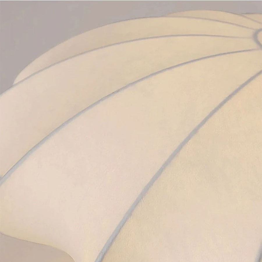 Minimalist Silk E27 Ceiling Lamp Wabi Sabi Chandelier