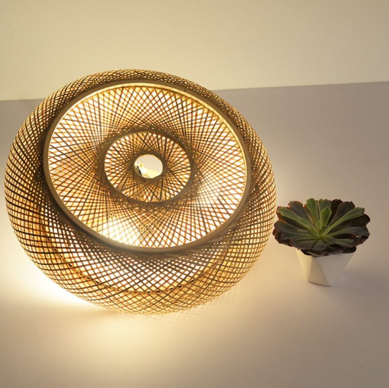 High Quality Bamboo Lamp Shades, Bamboo Pendant Light, Living Room ...