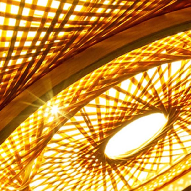 High Quality Bamboo Lamp Shades, Bamboo Pendant Light, Living Room ...