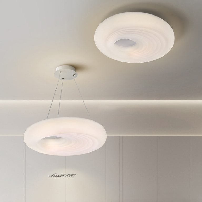 Ceiling Light Bedroom Creative Round Donut Hanging Ceiling Lamp