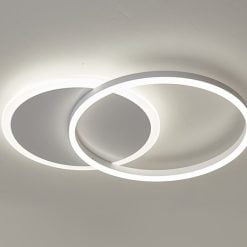 Modern Led Ceiling Light Creative Serial Rings Light Fixture