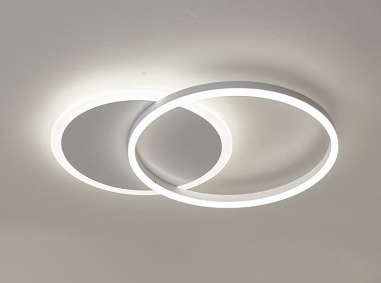 Modern Led Ceiling Light Creative Serial Rings Light Fixture