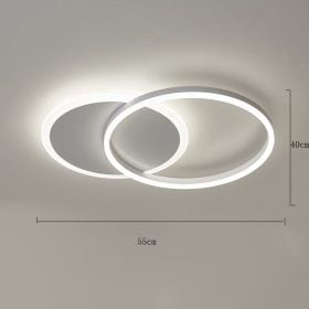 Modern Led Ceiling Light Creative Serial Rings Light Fixture