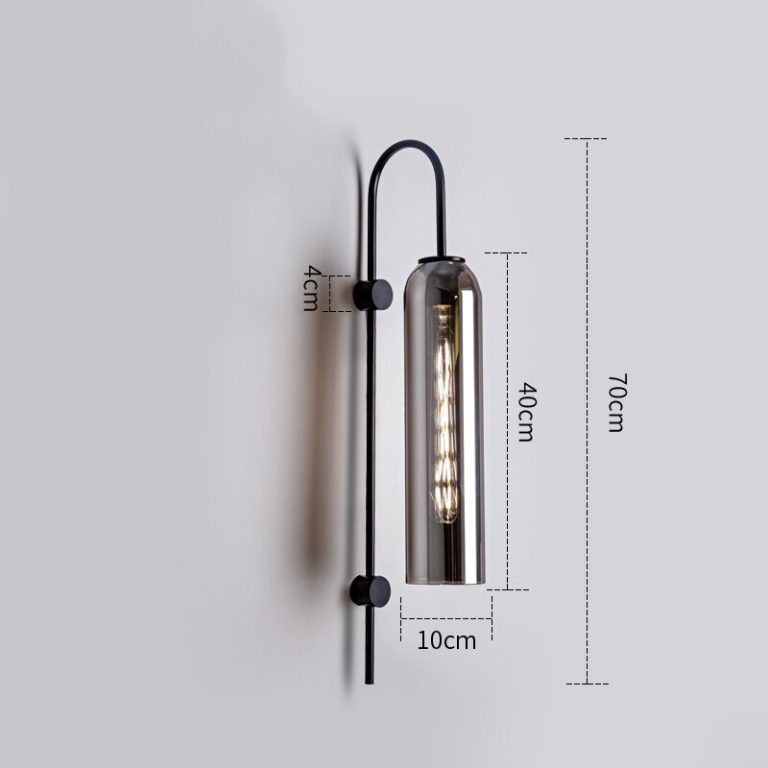 Nordic Modern Luxury Wall Lights Elbow Metal Glass Wall Lamp