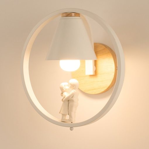 Nordic Wall Lamp Kids Princess Wall Lights for Children Bedroom Lamp