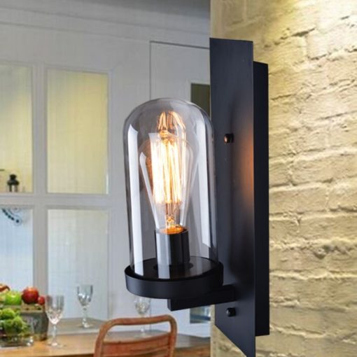 Black Industrial Wall Light Indoor Room Light Bar Restaurant Wall ...