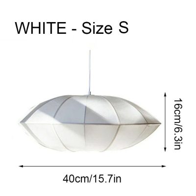 Nordic Vintage Cloth Pendant Light, Fabric Lantern Lampshade