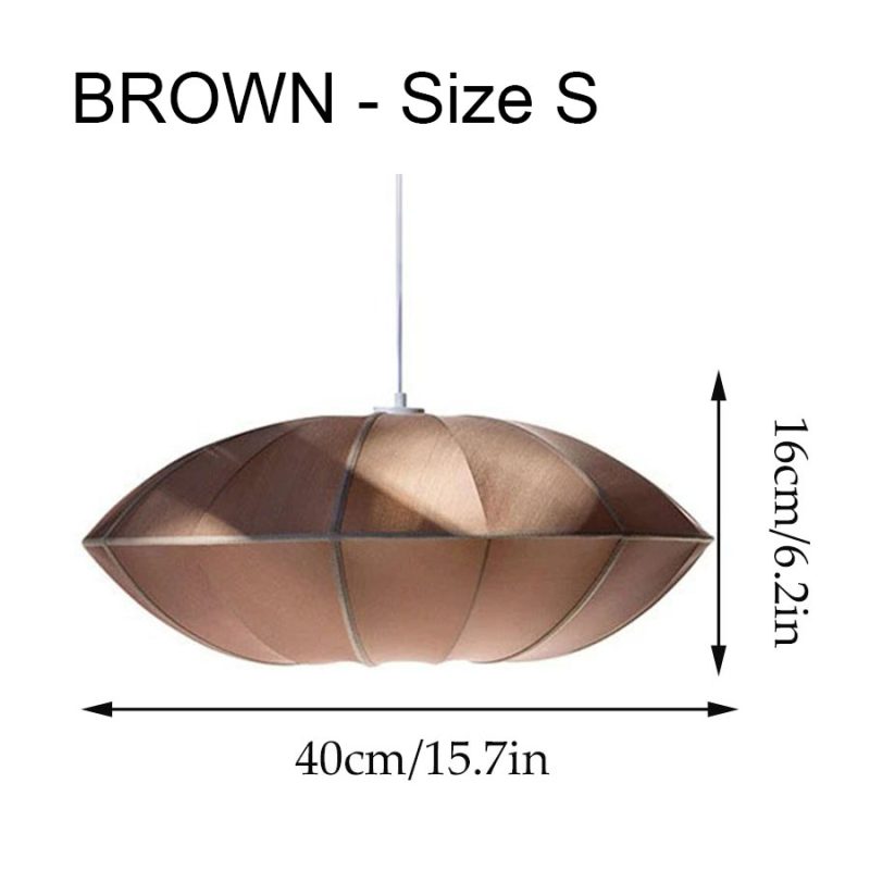 Nordic Vintage Cloth Pendant Light, Fabric Lantern Lampshade