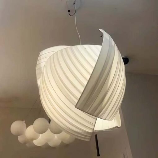 Silk Pendant Light, Cloth Hanging Light, Over Island Lamps
